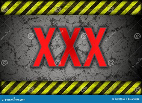 Hazard Background XXX Warning Lines Black And Yellow Stock Photo Image 37211560