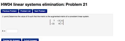 Solved Hw04 Linear Systems Elimination Problem 21 Previous
