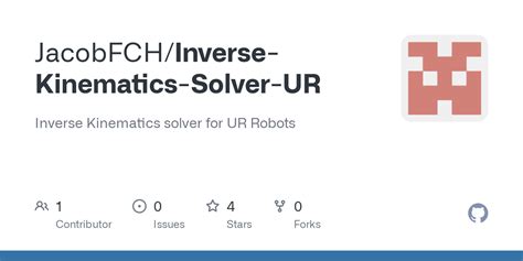 Github Jacobfchinverse Kinematics Solver Ur Inverse Kinematics