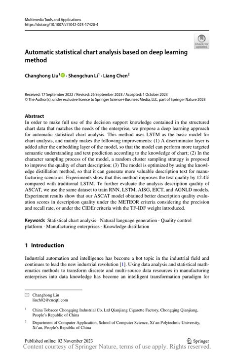 Automatic Statistical Chart Analysis Based On Deep Learning Method