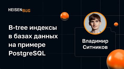 Владимир Ситников — B Tree индексы в базах данных на примере Postgresql