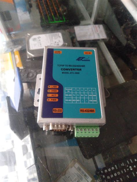ATC 3000 Serial To Ethernet Converter RS232 RS485 To TCP IP Lazada Indonesia