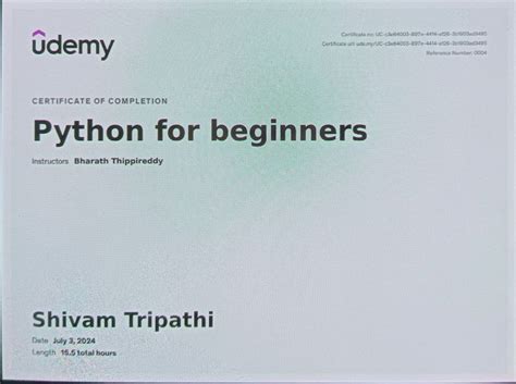 shivam tripathi on linkedin i am pleased to share that i have