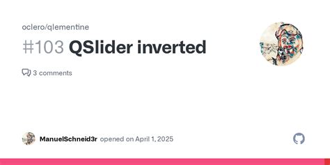 QSlider Inverted Issue 103 Oclero Qlementine GitHub