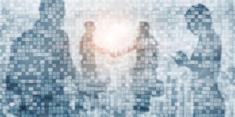 디지털 이진 코드 사업 배경 매트릭스 추상 미래 벽지 프리미엄 사진