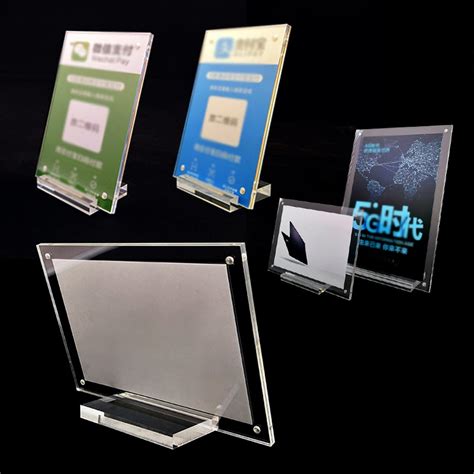 Acrylic Table Card Photo Framesign Plexiglass Tabl Grandado