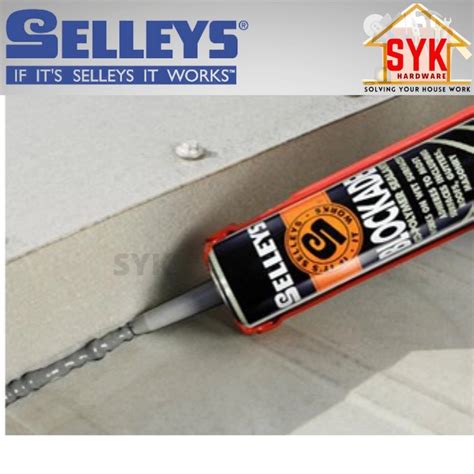 Syk Selleys Blockade Co Polymer Sealant Neutral Silicone Seal Roof Gutter Seal Wet Surface Grey