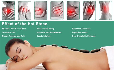 Aicnly Hot Stones Massage Set With Temperature Adjustment