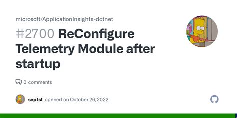Reconfigure Telemetry Module After Startup · Issue 2700 · Microsoft