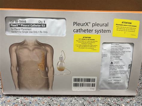 New Carefusion 50 7000b Pleurx Pleural Catheter Kit Disposables General For Sale Dotmed