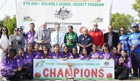 Karachi Girls Shine In Cricket Cup Supported By Australia