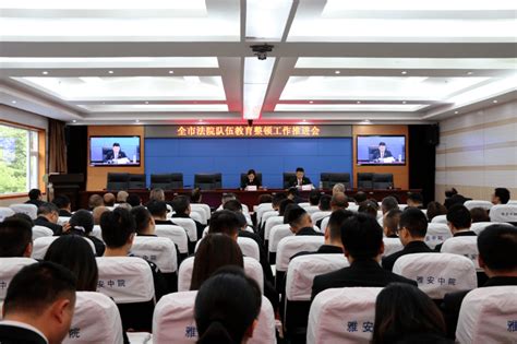 【队伍教育整顿】雅安中院召开全市法院队伍教育整顿工作推进会整治