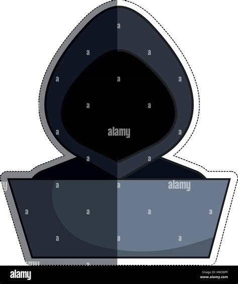 Hacker Criminal Dark Web Code Stock Vector Images Alamy