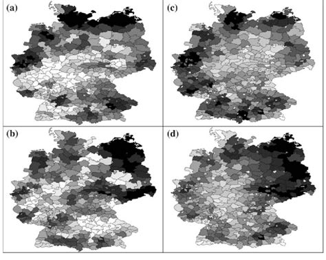 Geographic Distributions Of The Spatial Interaction Based Spatial