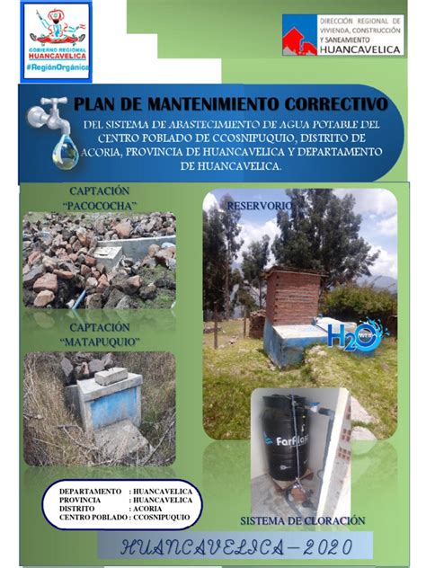 Plan De Mantenimiento Correctivo Ccosnipuquio Pdf Hormigón Pintar