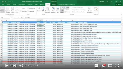 Quick Tip Microsoft Excel Freeze Panes Thor Projects