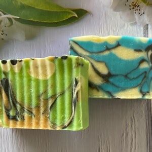 Set Of 2 Artisan Handmade Bar Soaps Natural Homemade Bar Etsy