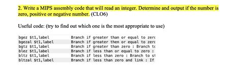 solved 2 write a mips assembly code that will read an