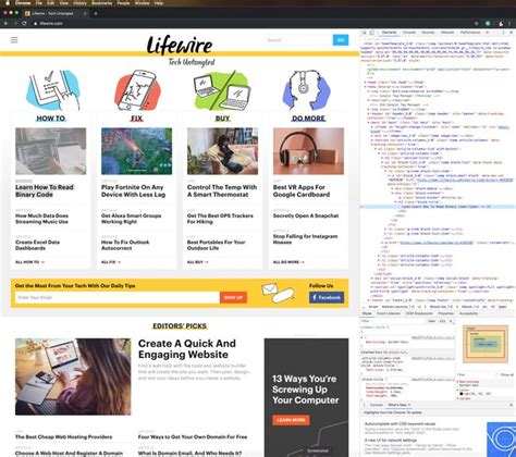 How To Inspect Web Elements With Your Browser