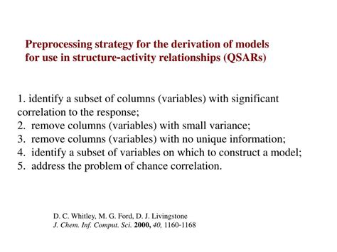 Ppt Quantitative Structure Activity Relationships Quantitative