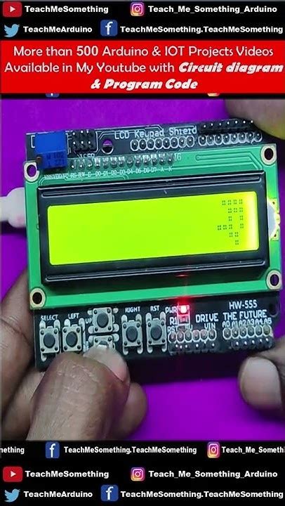 Arduino Lcd Shield Tetris Game Shorts Youtube