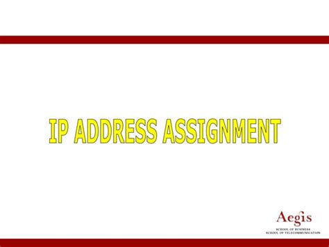 Introduction To Ip Addressing For Networking Ppt