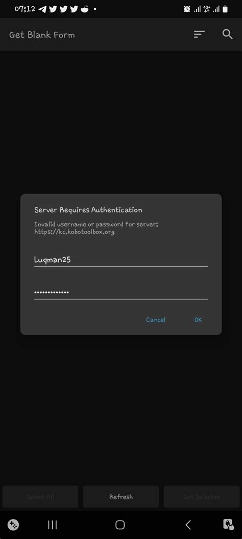 I Keep Getting Invalid Username Or Password For Server Kindly Help Out