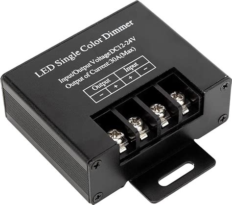 LED STRIP DIM DC V RF Wireless LED Single Color Dimmer With Remote A W