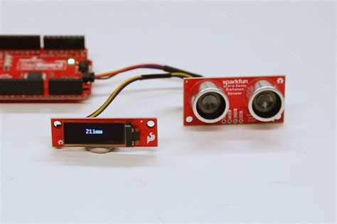 Arduino Example Sparkfun Ultrasonic Distance Sensor Tct40 Qwiic