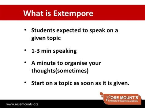 Extempore