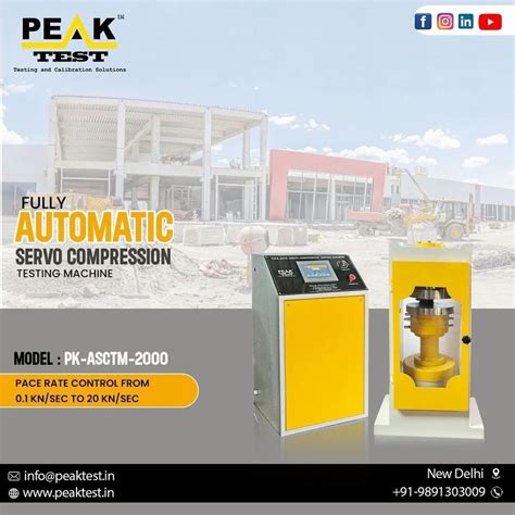 PK ASCTM 2000 A 2000kN Automatic Servo Compression Testing Machine At 350020 Piece Uttam