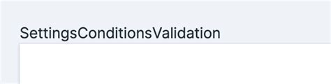 settings conditions and validation are no longer tabs · issue 4063