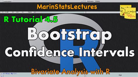 Bootstrap Confidence Intervals In R Confidence Interval Videos