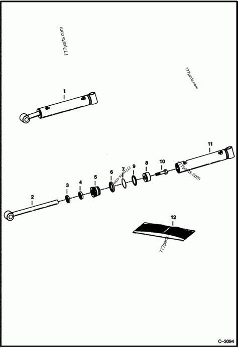 Cylinder Stabilizer S S N Above Attachments Bobcat