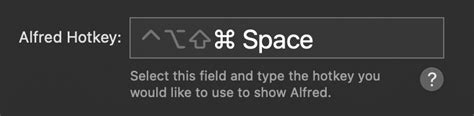 Using Cmd Space As Your Alfred Hotkey Alfred Help And Support