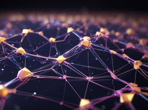 Premium Ai Image 3d Render Of A Network Communications Background
