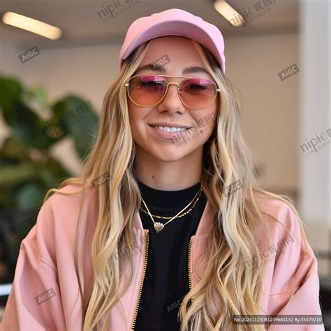 Ai创作图粉色墨镜 粉色弯沿帽 粉色鸭舌帽 粉红色的配饰 粉色长发 金边太阳镜 粉红色连帽衫 粉色外套 穿粉色上衣 少女粉红 粉衣服 粉红色魅力 粉色衣服 粉色的少女 女性粉色妇女郎nipic