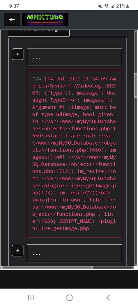 V12 Live Error · Issue 6877 · Wwbnavideo · Github