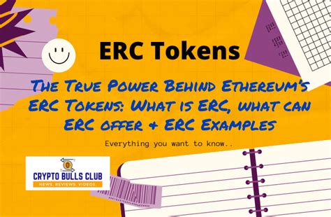 The True Power Behind Ethereums ERC Tokens What Is ERC What Can ERC Offer ERC Examples
