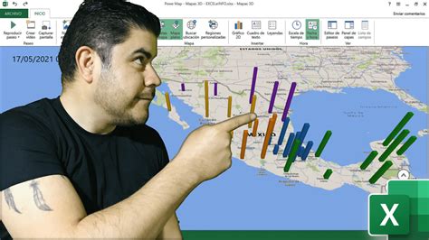 Graficar Mapas 3d En Excel Usando Power Map Sergio Alejandro Campos
