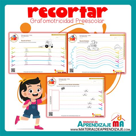 Actividades Imprimibles Para Recortar Material De Aprendizaje