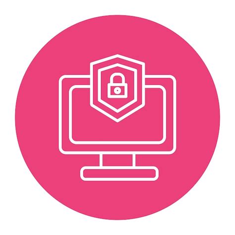 Premium Vector Computer Security Vector Illustration
