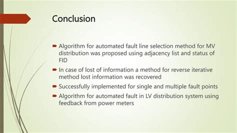 Faulted Line Selection Method For Electric Power System Ppt