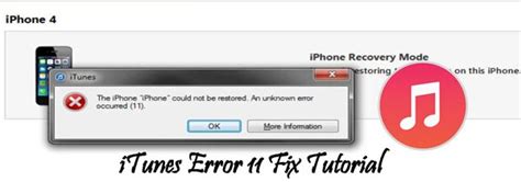 Useful Fixes For ITunes Error