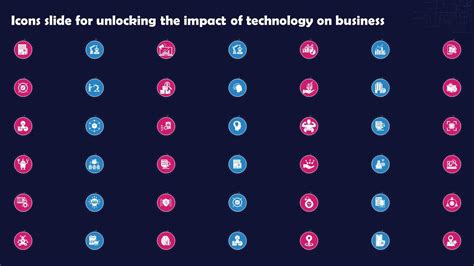 Icons Slide For Unlocking The Impact Of Technology On Business Ppt Icon Demonstration Ppt Template