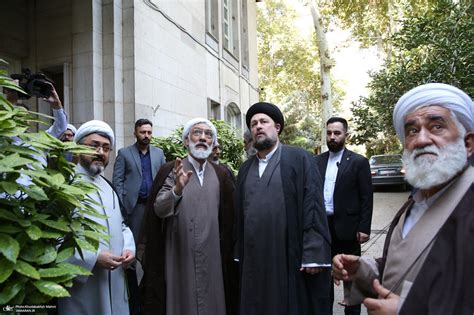 خبرآنلاین تصاویر دیدار صمیمانه سیدحسن خمینی با کاندیدای انتخابات