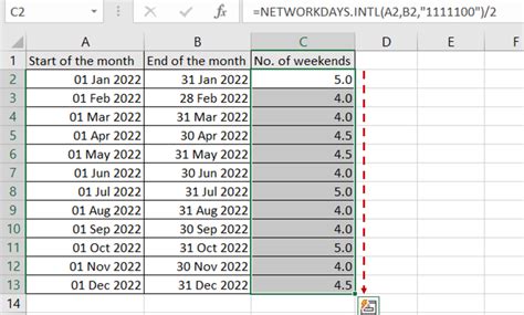 How Many Weekends Are In A Month Using Excel Spreadcheaters