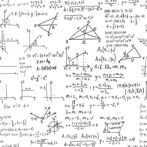 Math Education Vector Seamless Pattern Stock Vector Illustration Of Equation Lesson 71715792