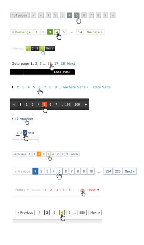Pagination Examples Ui Design Design Shopping Screenshot