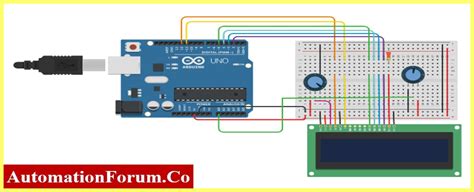 Interfacing Potentiometer And Lcd With Arduino
